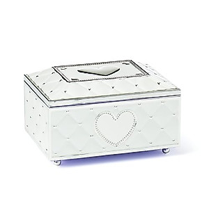 Lenox Childhood Memories Music Unicorn Jewelry Box, 2.35, Metallic