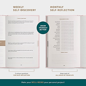 The 6-Minute Diary - Gratitude Journal with prompts - 3 million users - Self Care Journal for more Happiness & Mindfulness - 5 to 6 Minutes a day - guided Daily Journal for Women and Men (pink)