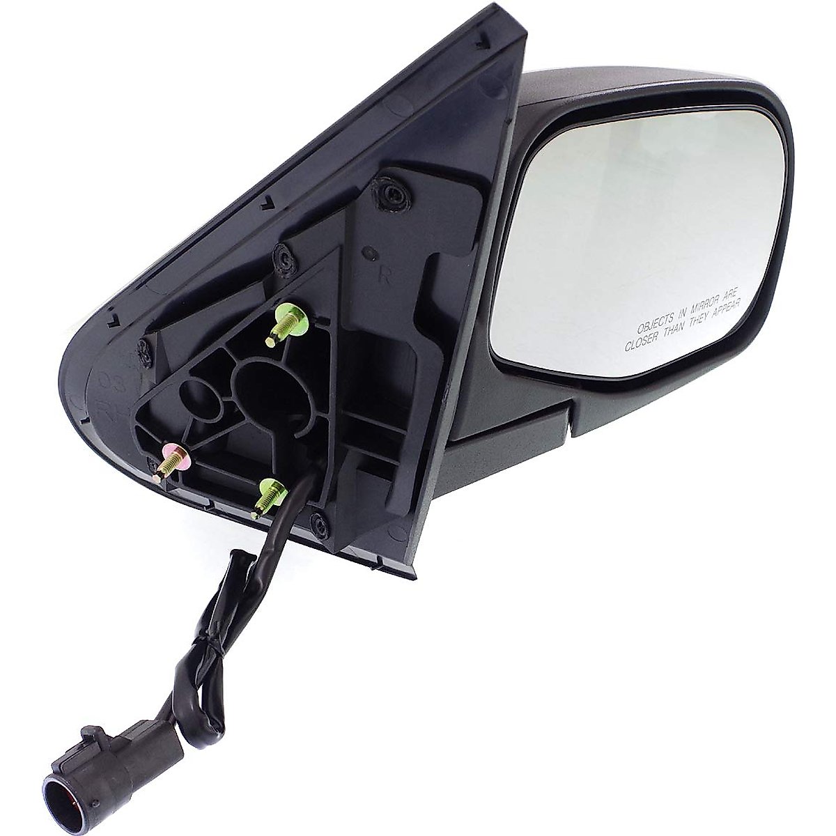 Kool Vue Left & Right Power Non-Heated Door Mirrors Compatible With Ford Explorer 1995-2001 With Puddle Lamp Textured Pair