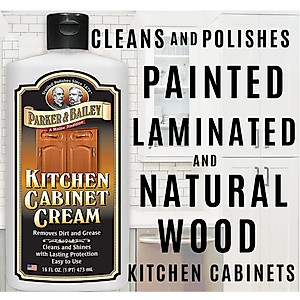 Parker and Bailey Kitchen Cabinet Cream-Wood Cleaner-Grease Remover 16 oz (1)