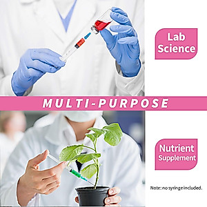 Dispensing Needle with Cap, Sterile Disposable Injection Luer Lock Luer Slip Syringe Accessories, Individually Sealed for Lab, Refilling Liquid, Livestock, Pet (18G-1.0Inch, 20)