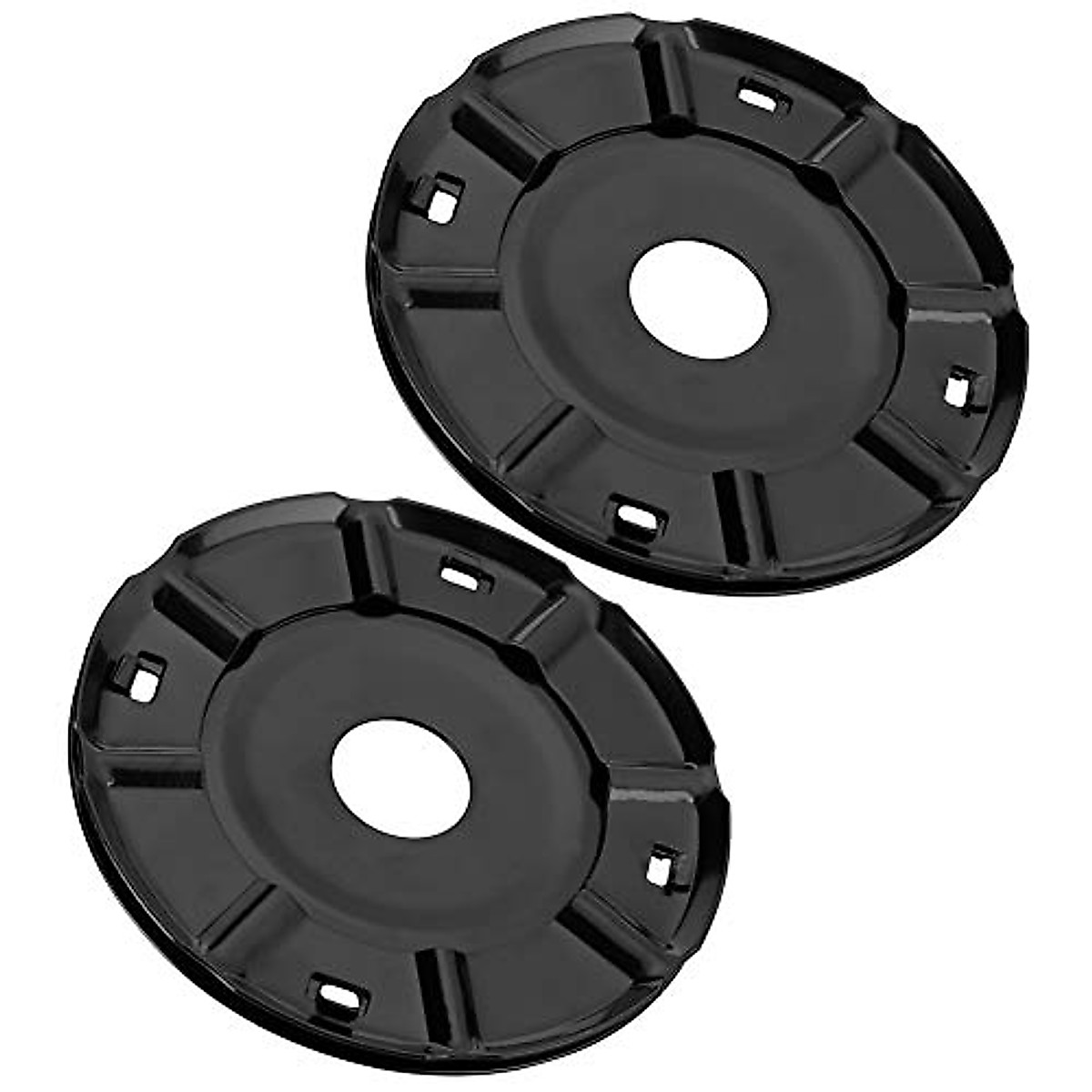 RvSky Garden Supplies 2 Set Universal Lawn Mower Trimmer Head with Trimmer Lines Accessory Garden Tools 26mm Black