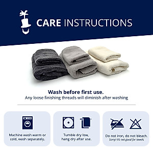 Lincoln & Palm 3 Piece Turkish Towels Set, Thick, Soft, Plush 700 GSM Spa & Hotel Quality, Silver Infused SILVERbac | Bath 58x30, Hand 30x16, Face Wash Cloth 13x13 (3 Piece Towel Set, Charcoal)