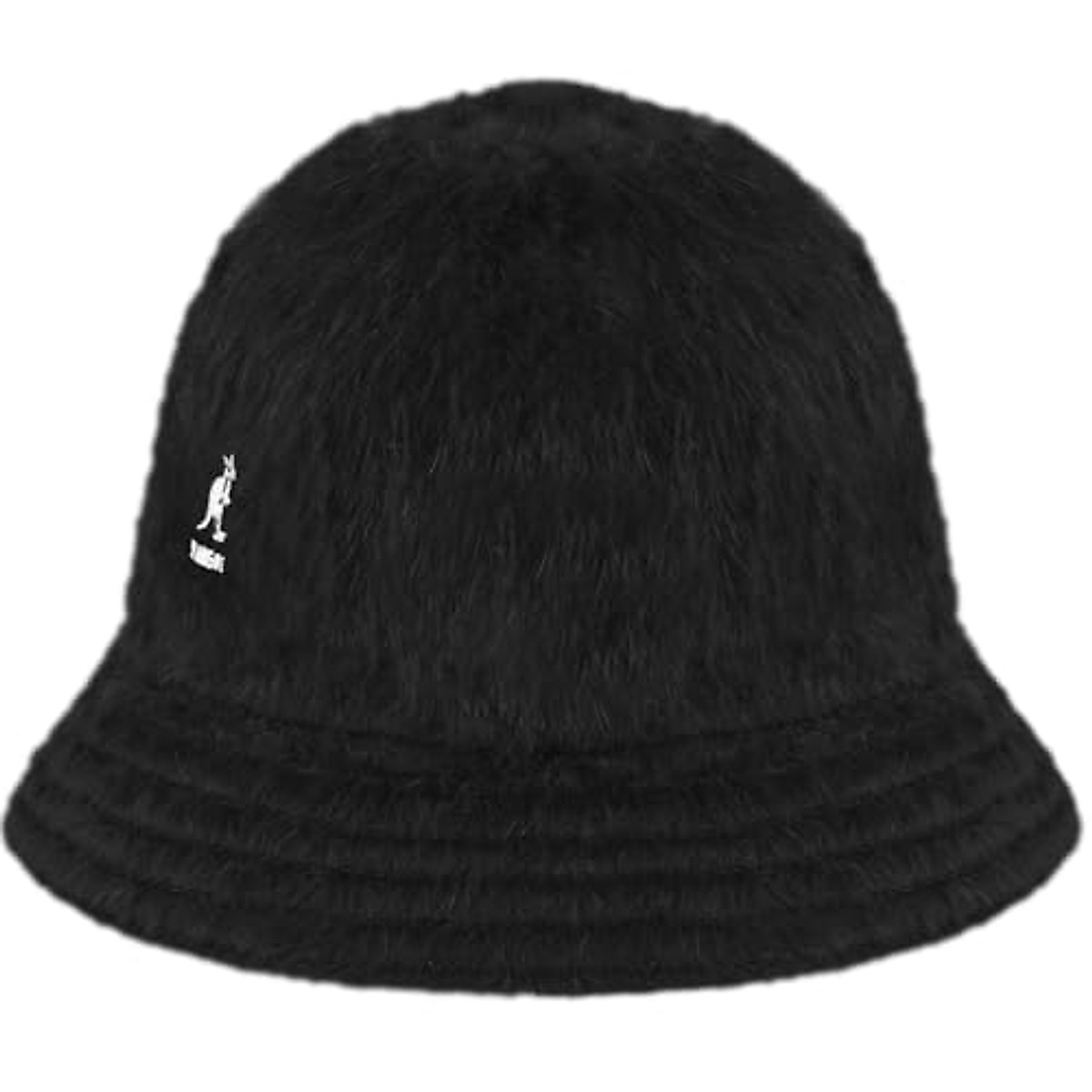 Kangol Furgora Hat, Casual Fuzzy Bucket Hat, Stylish Bucket Hat, Large, Black