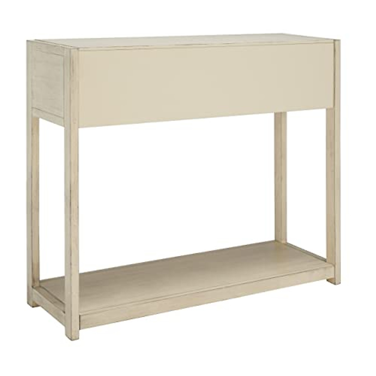 SAFAVIEH Home Collection Sadie Contemporary Antique White 2-Drawer Console Table (Fully Assembled)