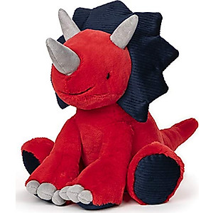 GUND Carson Triceratops Dinosaur Plush Stuffed Animal, Red and Blue, 12"