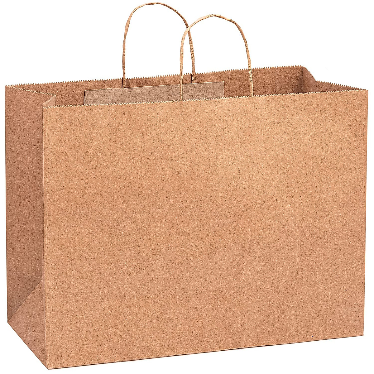 Bilinny Brown Paper Bags with Handles - Large Gift Bags with Handles - 16x6x12 Inches - 50 Pack Kraft Paper Bags - Paper Grocery Bags - Paper Bags for Small Business - Paper Shopping Bags with Handles