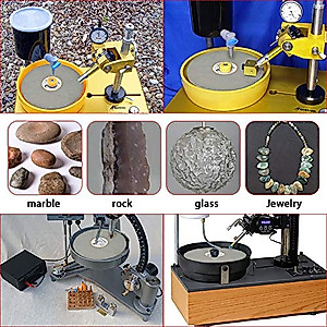 SCOTTCHEN Diamond Flat Lap Wheel 8" x 1/2" Grinding Sanding Disc Lapping Polishing Disc-120 Grit