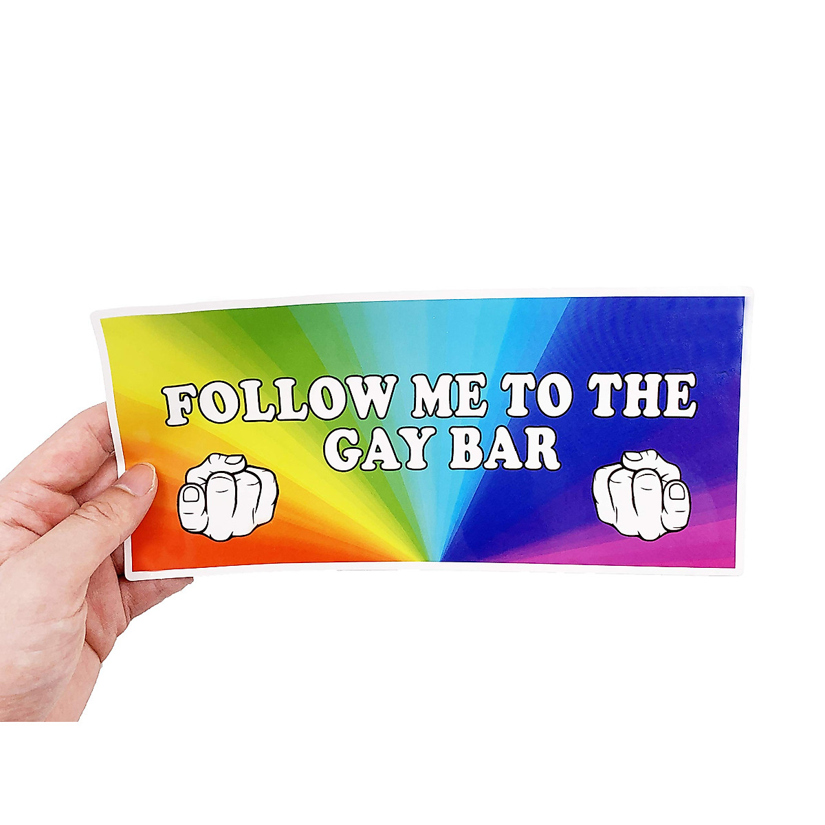 38 PCS The Original Funny Gay LGBT Prank Bumper Stickers [Updated] Extra Large for Cars, Trucks and Luggage I Am So Gay I Can't Even Drive Straight Sticker Variety Pack