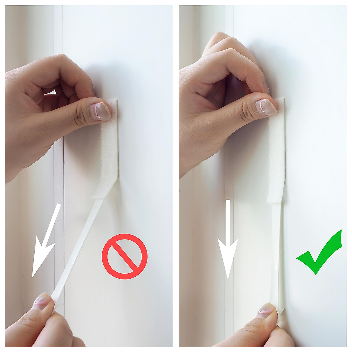 28-Pairs(56 Strips) Large Picture Hanging Strips Heavy Duty, Removable Hook and Loop Tape, Picture Hanger Damage Free, Adhesive Strips for Frame Hanging and Christmas Decorations