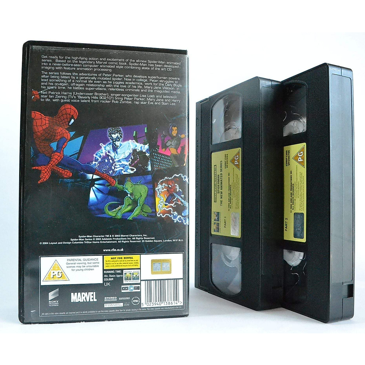 Spider-Man: (2003) Complete First Season [Double Tape Animation] Kids VHS