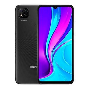 Xiaomi Redmi 9C Smartphone, 2 GB + 32 GB, 6.53 "HD + Dot Drop Display 5000mAh (typ) con Face Unlock AI, 13 MP, Tripla Fotocamera, Grigio (Midnight Grey)