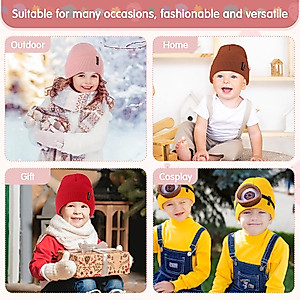 American Trends Baby Beanie Hat for Toddler Kids Beanies Infant Baby Boys Girls Knit Winter Hats 1 Pack Black 0-3 Years