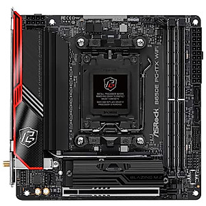 ASRock B650E PG-ITX WiFi AMD Ryzen 7000 Series CPU Compatible (Soket AM5) B650 Mini-ITX Motherboard