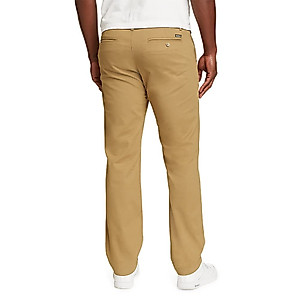 Eddie Bauer Men's Flex Wrinkle-Resistant Sport Chinos - Classic, Saddle, 36W x 32L