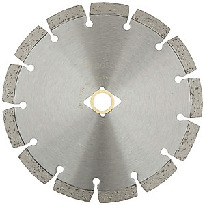 SKIL 7" Walk Behind Worm Drive Skilsaw for Concrete - SPT79A-10 & Bosch DB741C 7-Inch Premium Segmented Diamond Blade