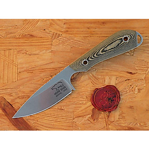 White River M1 Caper, Canvas Black/Olive Micarta