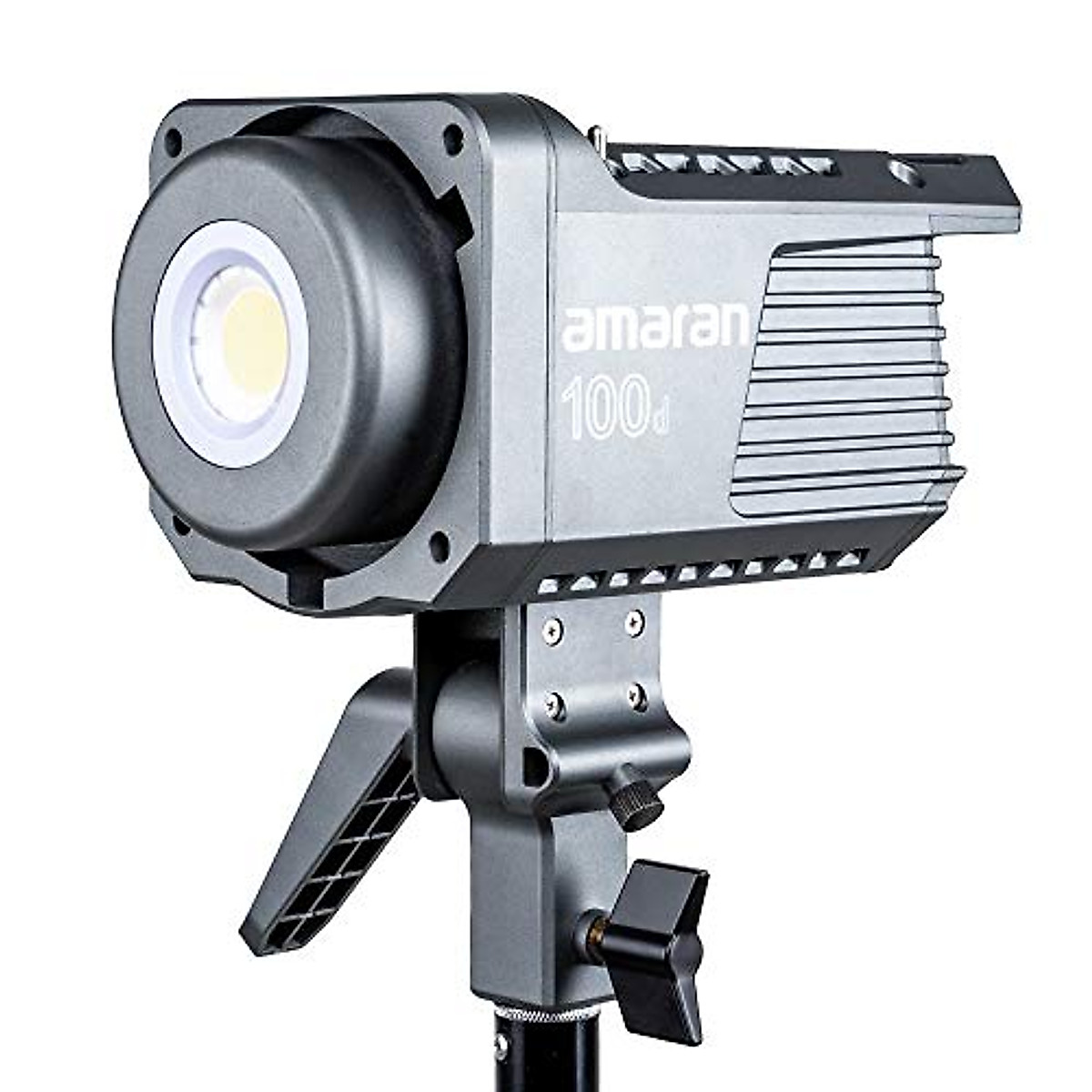 Amaran 100D LED Video Light, 130W CRI95+ TLCI96+ 39,500 lux@1m Bluetooth App Control 8 Pre-Programmed Lighting Effects DC/AC Power Supply, Made by Aputure