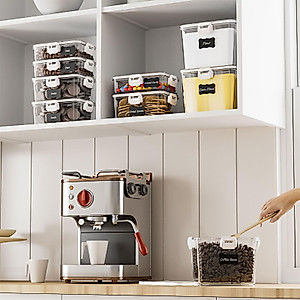 APLOP Airtight Food Storage, 5 Piece Set, Coffee Containers, Space Saving