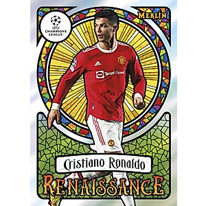 2021/22 Topps UEFA Champions League Merlin Chrome Soccer HOBBY box (18 pks/bx)
