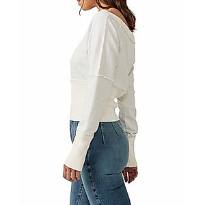 Free People Last Minute Pullover Tofu MD (Women's 8-10)