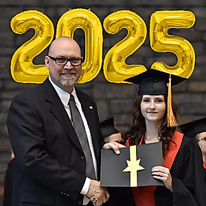 2025 Balloons, 40 inch Foil Gold Number Balloons 2 0 2 5, 2025 New Years Decorations, New Years Eve Party Supplies 2025, Class of 2025 Graduation Decorations, Happy New Year Decorations 2025