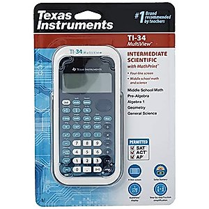 Texas Instruments TI-34 MultiView Scientific Calculator