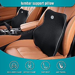 NB Seat Cushion for Office Chair Car Non Slip Gel and Memory Foam Coccyx Pillows Pad Support Tailbone Hip Sciatica and Back Pain Relief Use for Office Work Car Gaming and Home Office Accessories