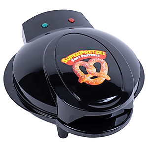 SUPERPRETZEL Pretzel Maker. Soft Pretzel Maker with Cheese Melting Compartment. Creates up to 5 Delicious, Warm Soft Pretzels in Minutes. Officially Licensed SUPERPRETZEL Machine from Fizz Creations.
