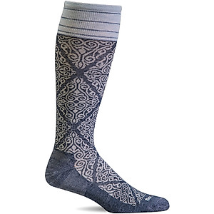Sockwell Women's The Raj Firm Graduated Compression Sock, Denim - M/L