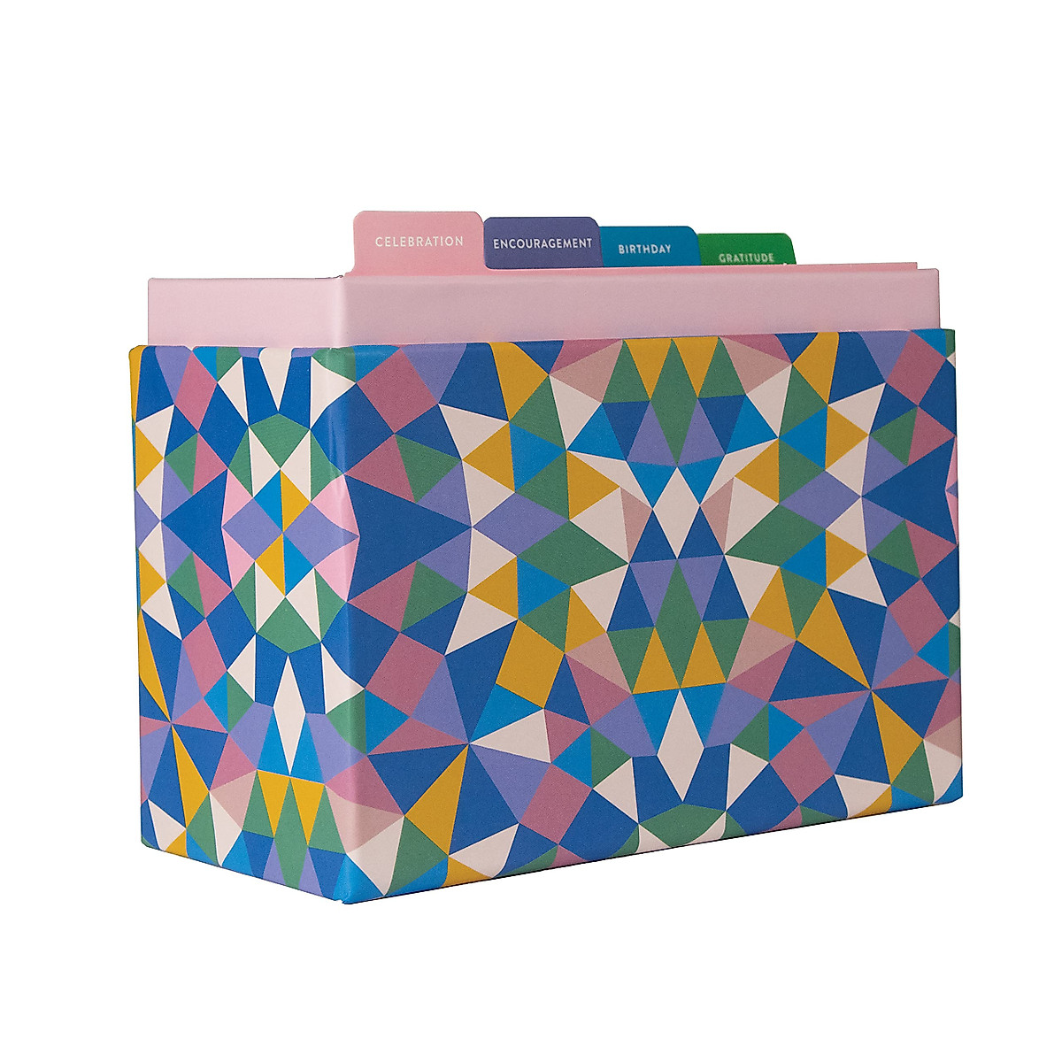 Bella Paper Kaleidoscope of Blessings All Occasion Greeting Card Set—20 Cards and lined Envelopes with Card Organizer Box —Birthday Cards, Celebration Cards, Encouragement Cards, Gratitude Cards,