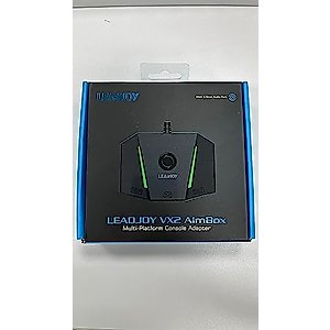 leadjoy VX2 AimBox Game Console Keyboard and Mouse Adapter, Wired Connection Converter with 3.5mm Studio Jack, Compatible with Switch, Xbox Series X, Xbox One, PS4, PS5