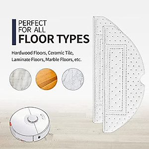 KEEPOW 20 Pack Disposable Mop Pads Fit for Roborock S7 S7+ Vacuum Cleaner