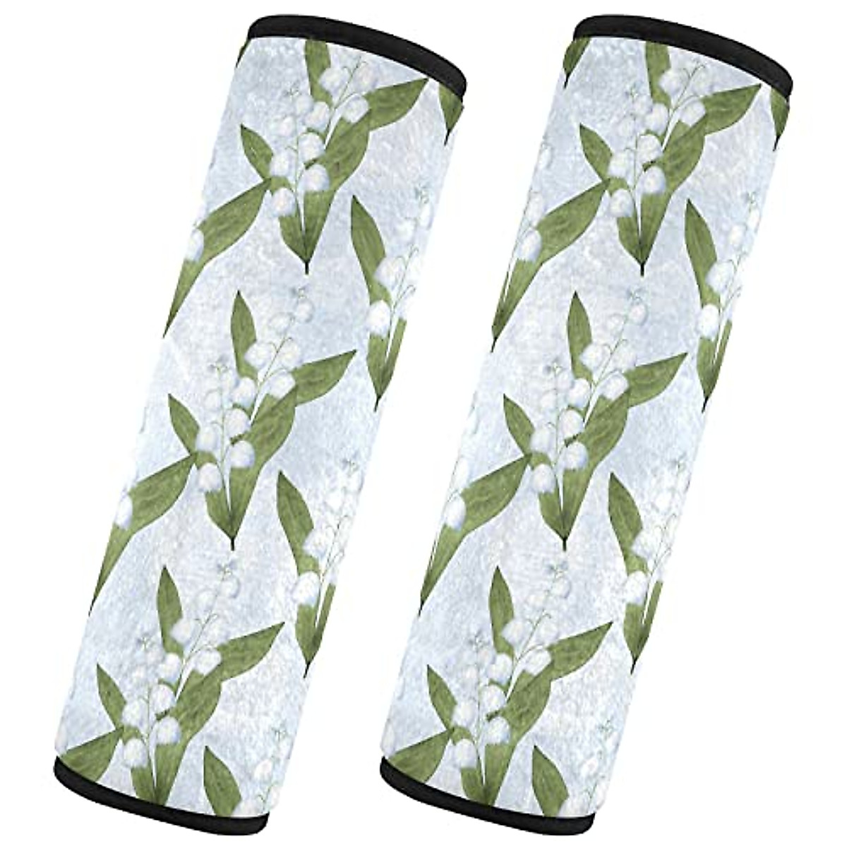 Lilies Valley Seat Belt Cover 2pcs Soft Car Seatbelt Covers for Kids Seat Belt Shoulder Pad Car Accessories for Women Adults Children Comfortable Driving,S