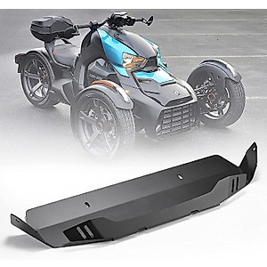 Ryker Aluminum Radiator Protector Plate for Can Am Ryker All Models Accessories,A & UTV PRO Front Bump Lip Lower Protector Skid Plate,Black Replace OEM # 219400999