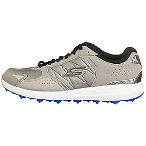 Skechers GO Men's Max Golf Shoe, Gray/Blue Lynx, 9