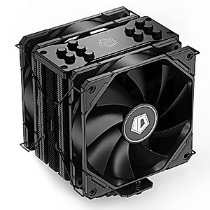 ID-COOLING SE-225-XT Black CPU Cooler 5 Heatpipes CPU Air Cooler 2x120mm Push-Pull PWM Fans CPU Fan for Intel/AMD, LGA 1700 Compatible