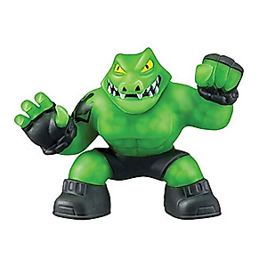 Heroes of Goo Jit Zu - 2 Pack of Glow in The Dark Action Figures, Thrash Vs Rockjaw