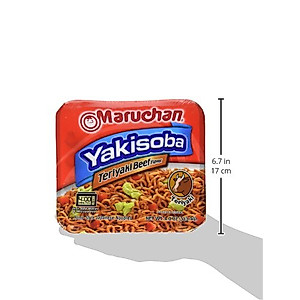 Maruchan Yakisoba Teriyaki Beef, 4.00 Oz, Pack of 8
