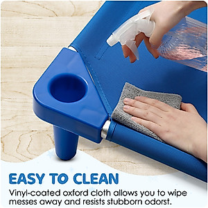 Houseables Daycare Cots, Kids Cot, Toddler Cot, Cots For Kids, Preschool Cots, Cot Bed For Kids, Child Cot, Nap Cots, Toddler Sleeping Cot, Childrens Cots For Sleeping, Portable & Stackable Cots, 6 PK