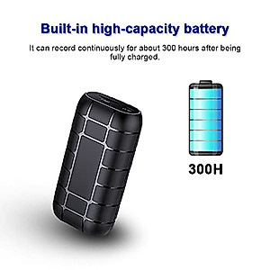 128GB Magnetic Voice Activated Recorder,2000 Hours Recording Capacity,Continuous Recording for 12 Days,Digital Audio Recorder, Small Recording Devices,STTWUNAKE