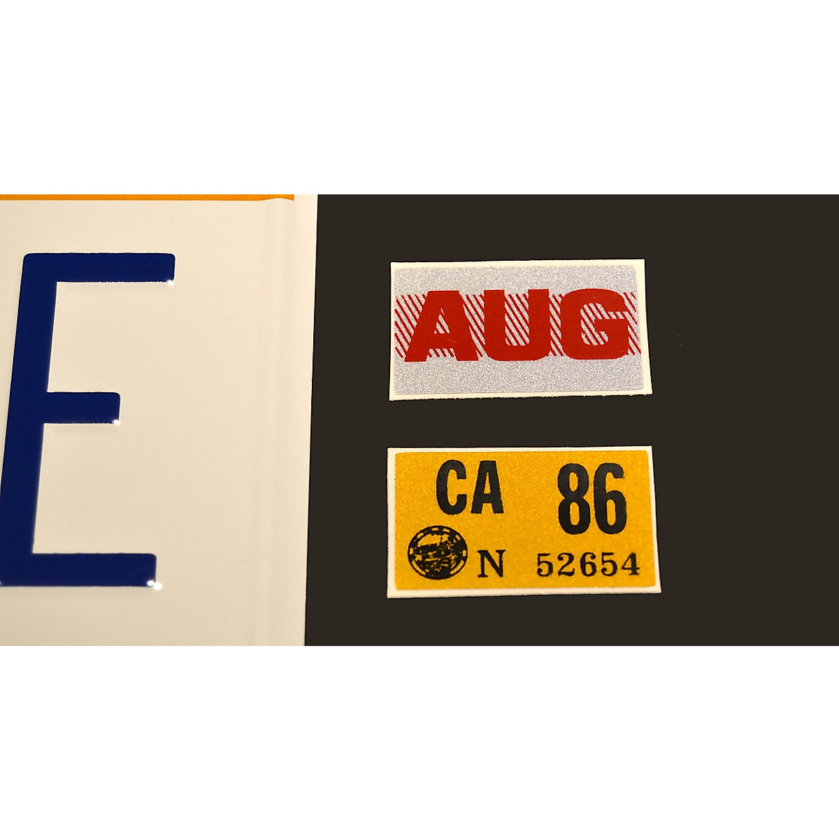 Back to The Future | Delorean | Outatime | Metal Stamped Vanity Prop License Plate