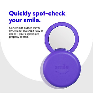 SmileDirectClub Trackable Retainer/Aligner Case Powered by Tile - Item Locator and Finder for Retainers and Aligners