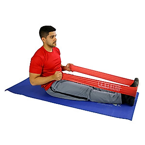 CanDo 10-5922 AccuForce Exercise Band, 50 yd Roll, Red-Light