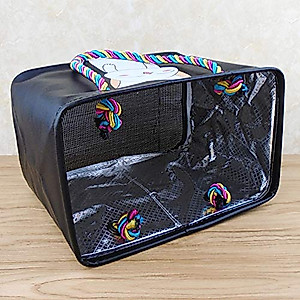 Cabilock Shower Caddy Bag Portable Bath Tote Toiletries Holder for Bathroom College Dorm Camp Gym Camping Black
