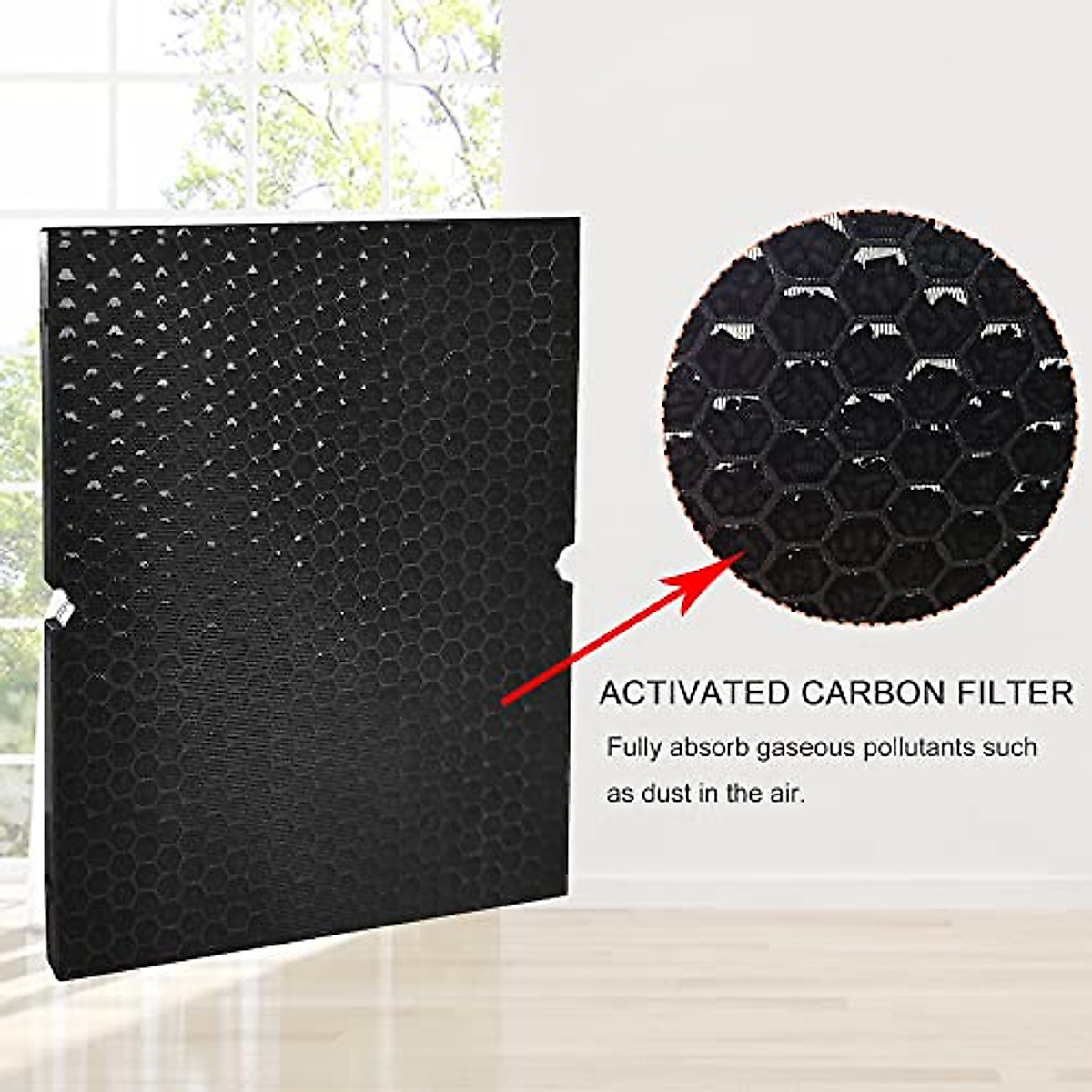 IZSOHHOME Compatible with Winix 5500-2 Air Purifier and Model AM80,Part# Winix 116130, H13 Filter,2+2True HEPA(2 Sets)