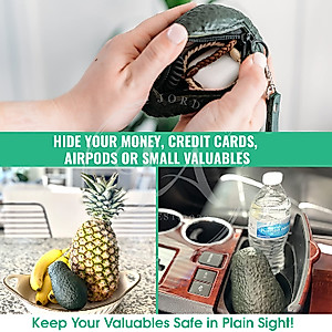 Avocado Coin Purse For Women/Avocado Gifts Wallet Purse Coin Pouch /Vegan Gifts or Keto Gifts Keychain /Novelty Purse Pouch Wristlet Wallets for Women/Avocado Stuff or Avocado Wallet Wristlet