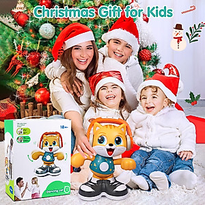 WITALENT Baby Toy 12-18 Months Talking Dancing Cat Toy for 1 Year Old Boys Girls Light Up Music Toddler Toys 1-2 Recording Interactive Early Educational Toys Gifts for 1 2 3 Years Old Boys Girls