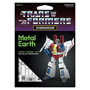 Metal Earth Transformers Starscream Color 3D Metal Model Kit Fascinations