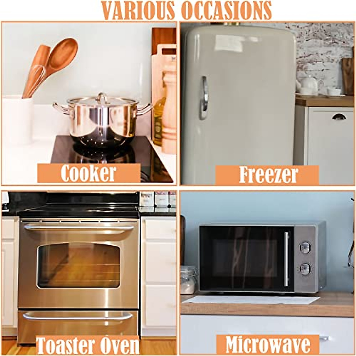 Valuetalk Slow Cooker Liners (50 Liners), 13" × 21" Crock Pot Cooking Bags, Fit 3QT to 8QT, Disposable Cooking Bags Suitable for Slow Cooker, Ovens, Oval & Round Pot, 1 Pack (50 Liners)